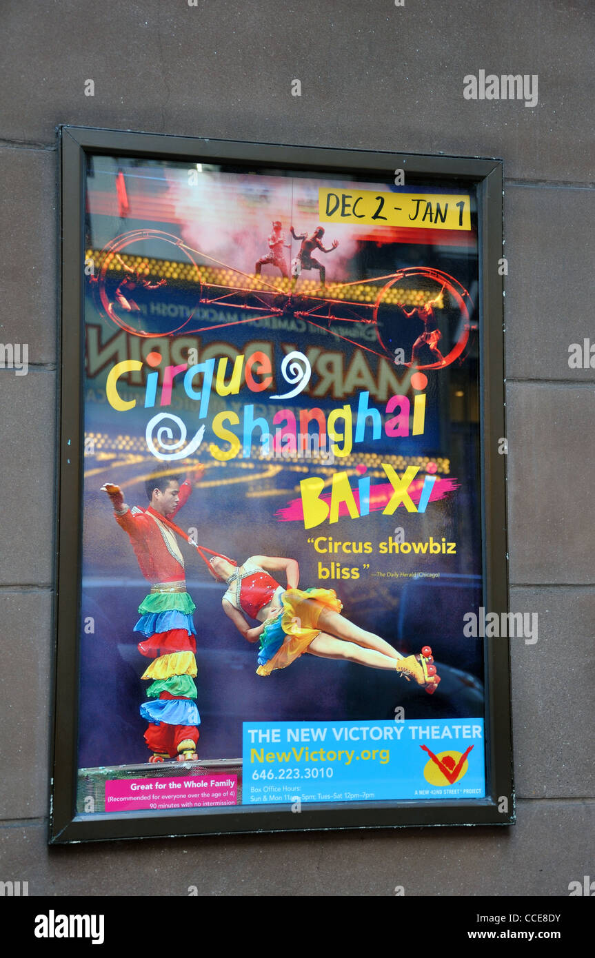 Cirque Shanghai poster in New York, USA Stock Photo - Alamy