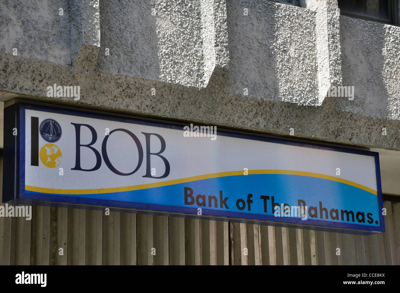 Bank sign, Nassau, Bahamas Stock Photo - Alamy