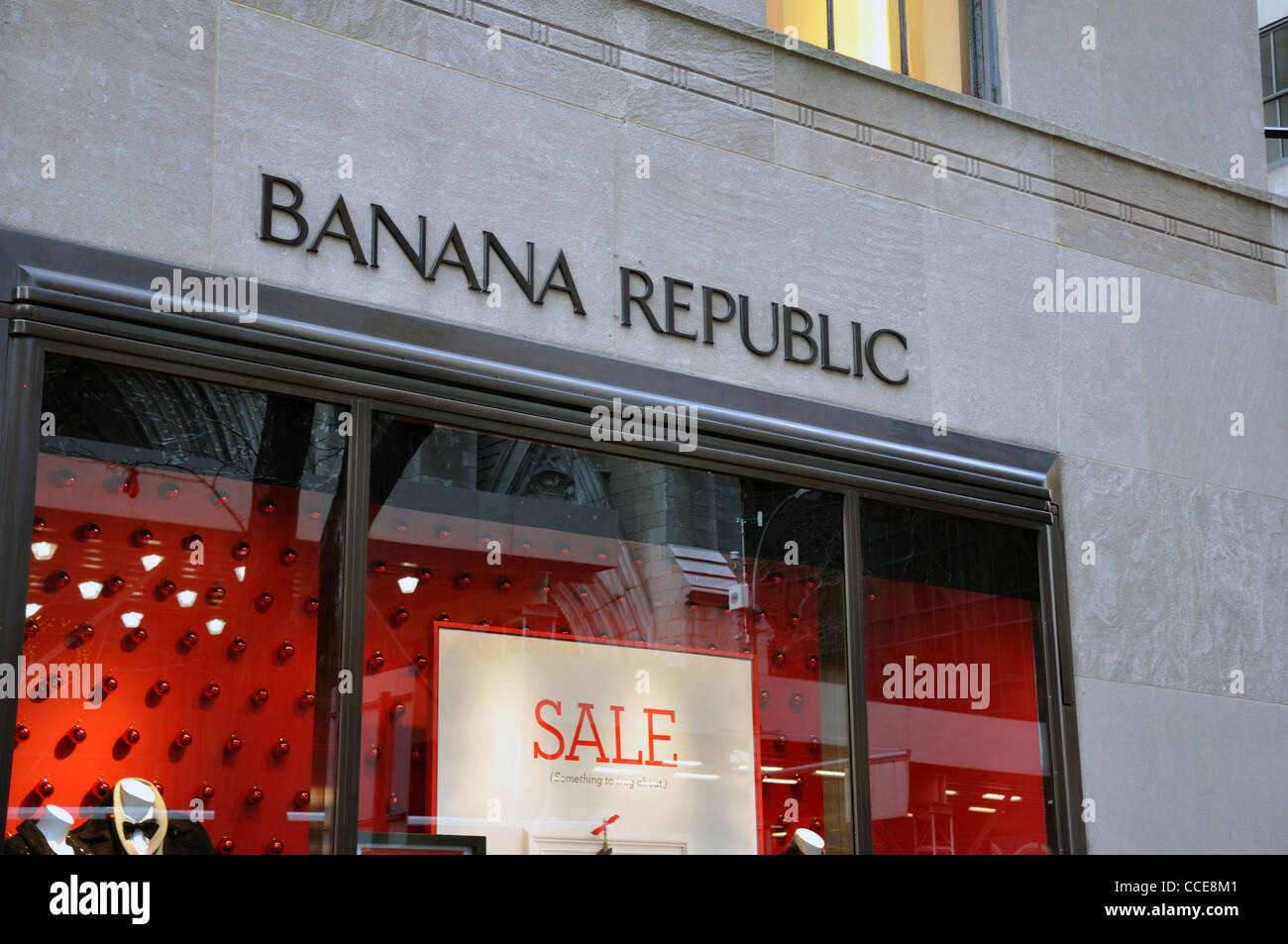 Banana Republic store, New York, USA Stock Photo - Alamy