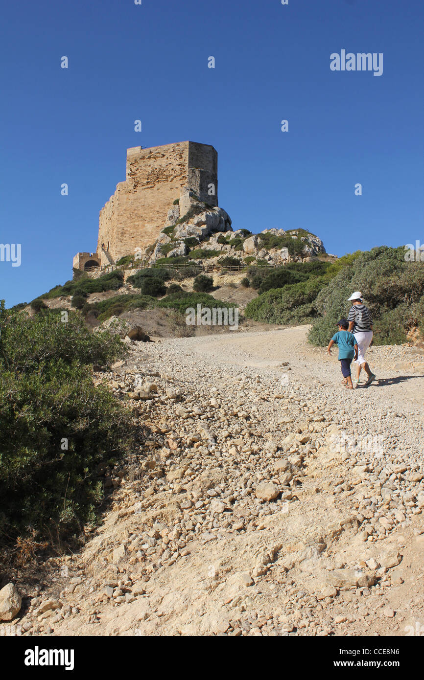 Scene on Cabrera Island, Cabrera Archipelago of islands, Spanish ...