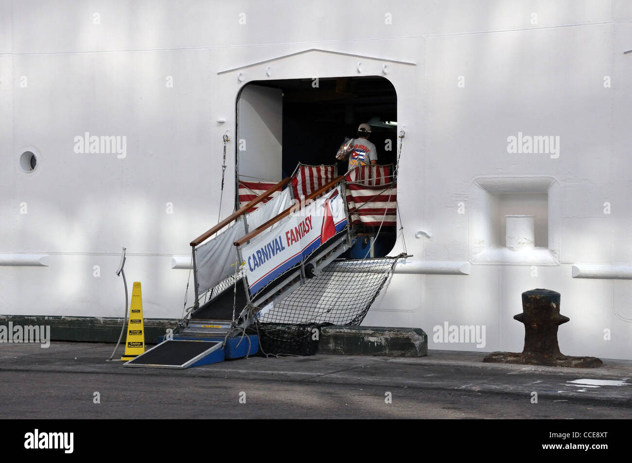 Cruise ship gangway entrance hi-res stock photography and images - Alamy