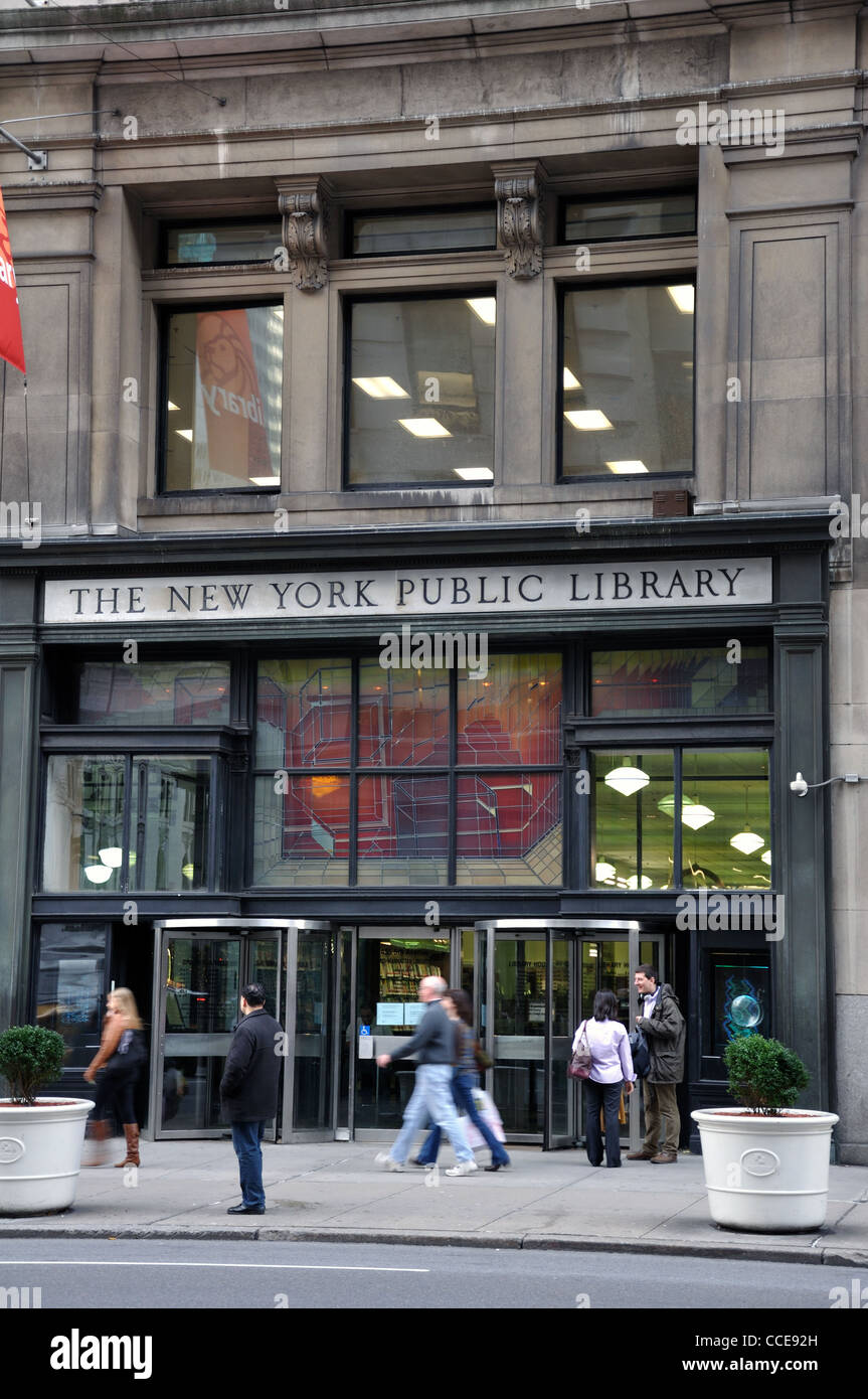 Public library, New York, USA Stock Photo - Alamy