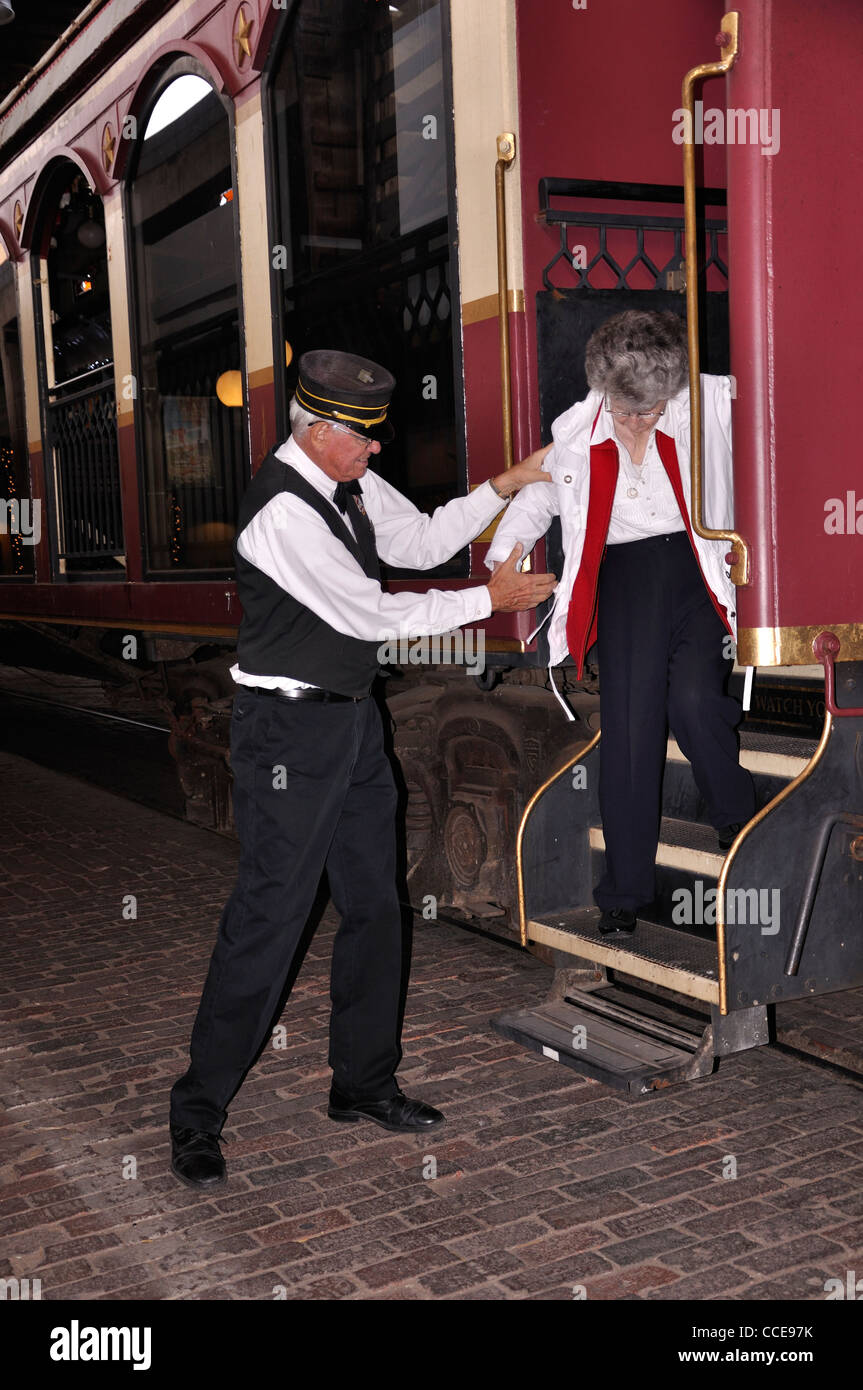 Woman train conductor hi-res stock photography and images - Alamy