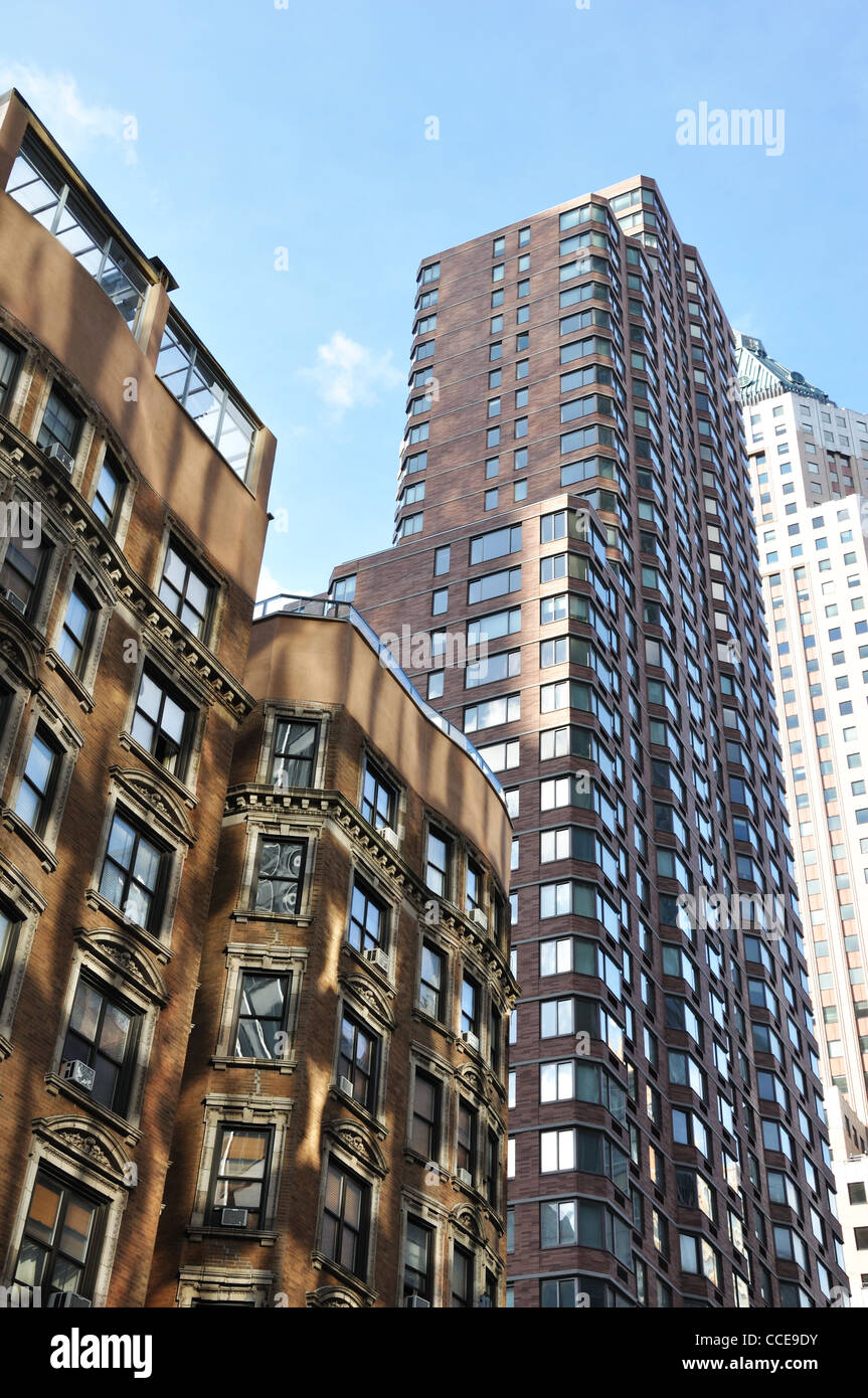 Apartment buildings, New York City, USA Stock Photo - Alamy
