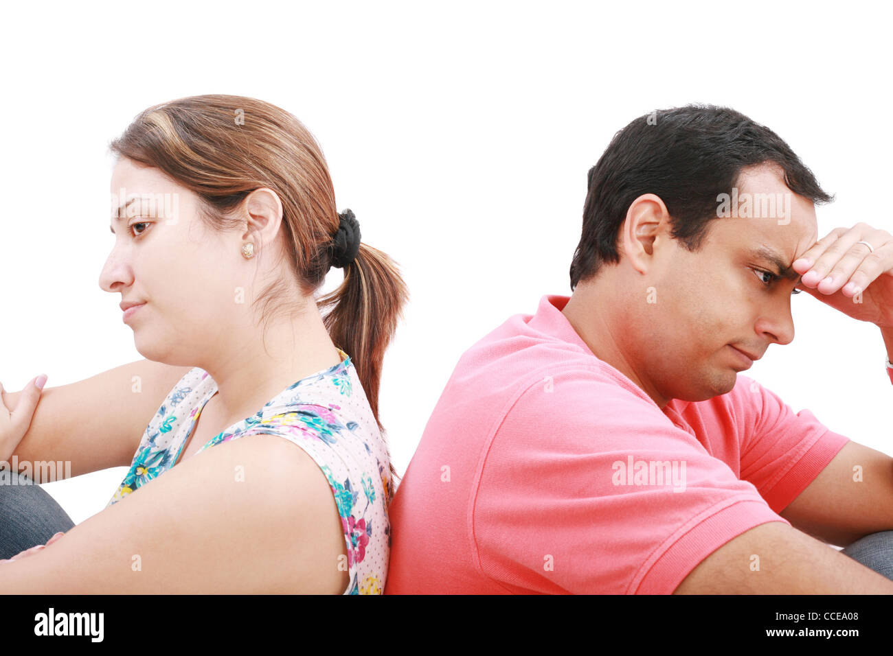 Troubled black man feeling unhappy hi-res stock photography and images ...