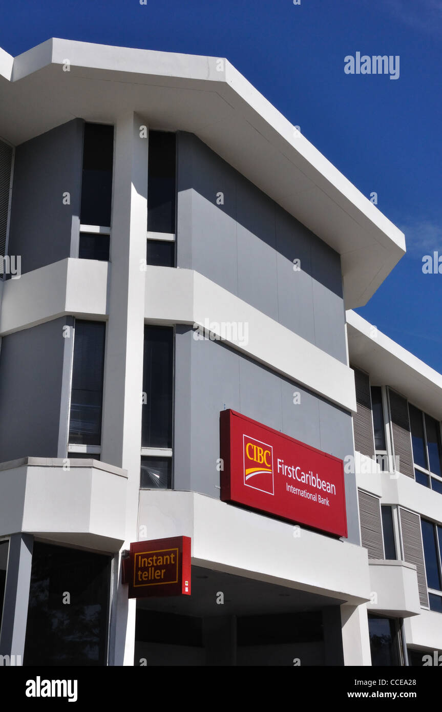 First Caribbean International Bank, Nassau, Bahamas Stock Photo - Alamy