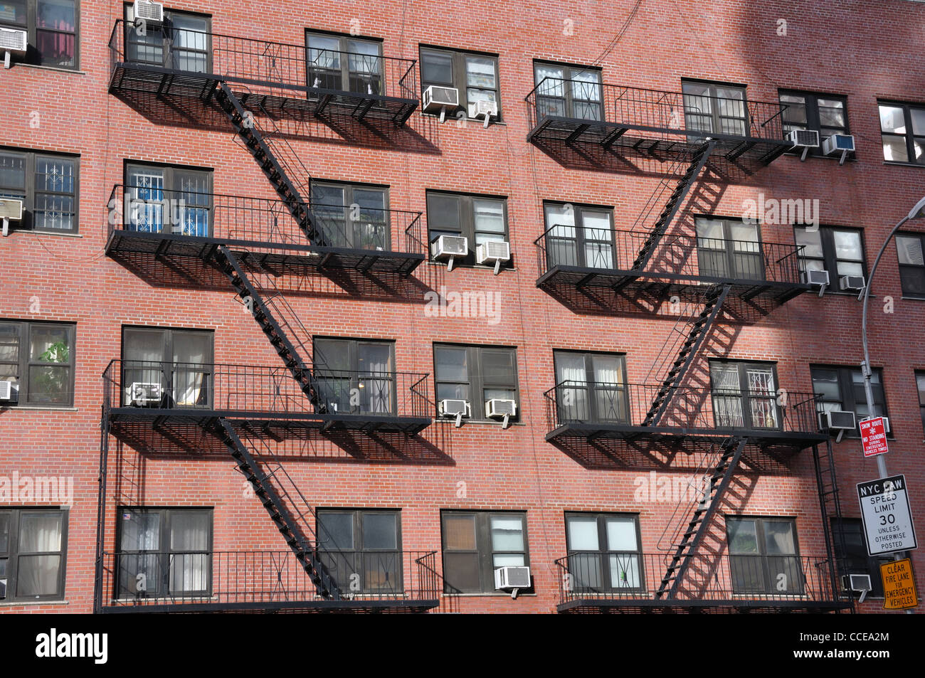 Fire escape, New York City, USA Stock Photo - Alamy