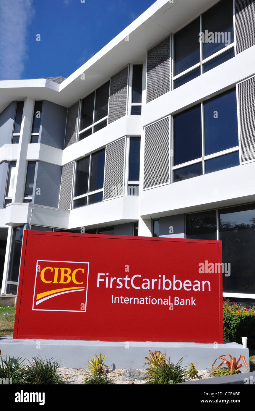 First Caribbean International Bank, Nassau, Bahamas Stock Photo - Alamy
