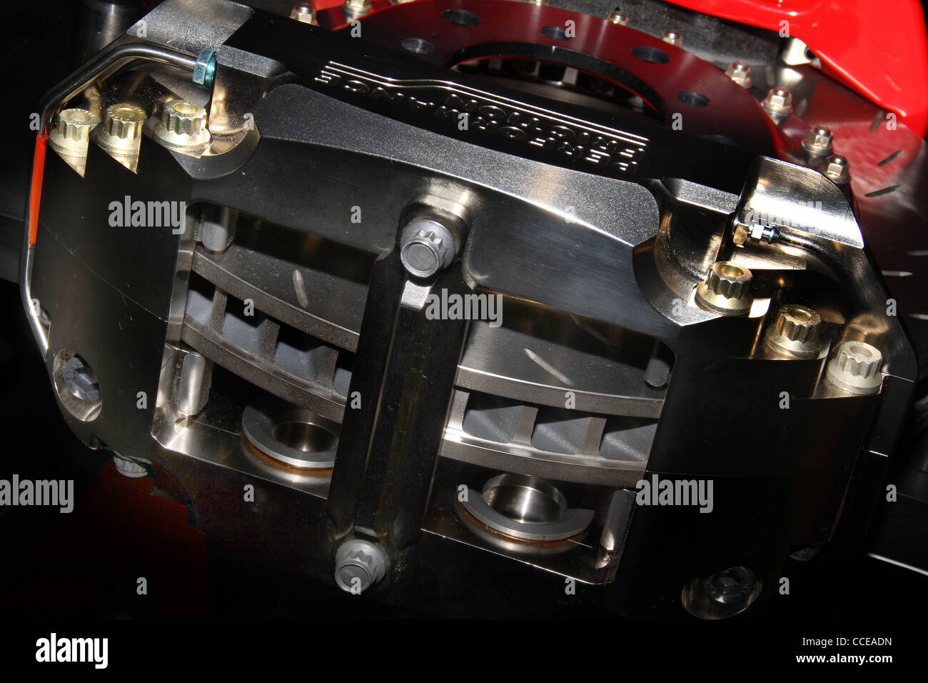 Disc brake calipers and disc Stock Photo - Alamy