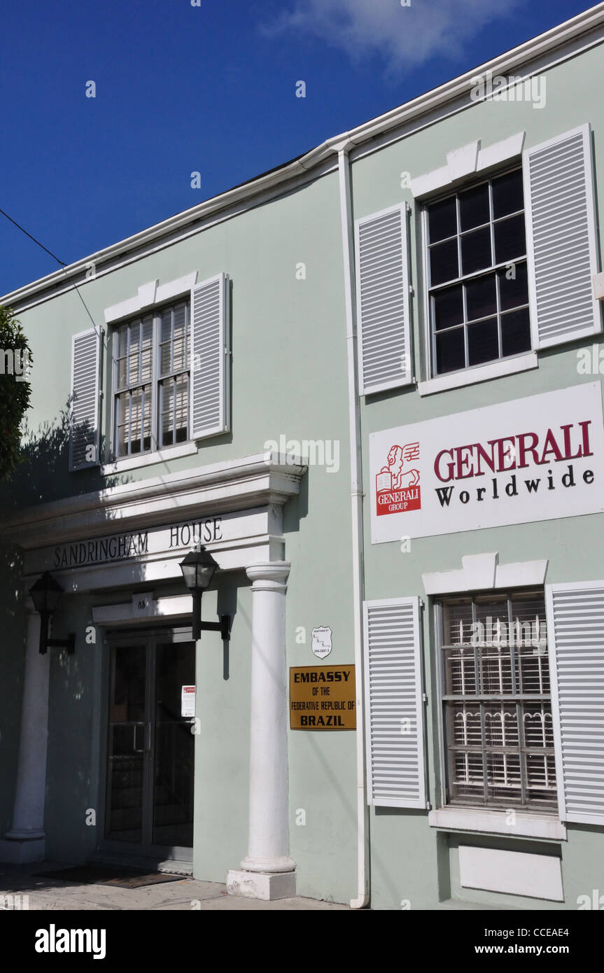 Embassy of Brazil, Nassau, Bahamas Stock Photo - Alamy