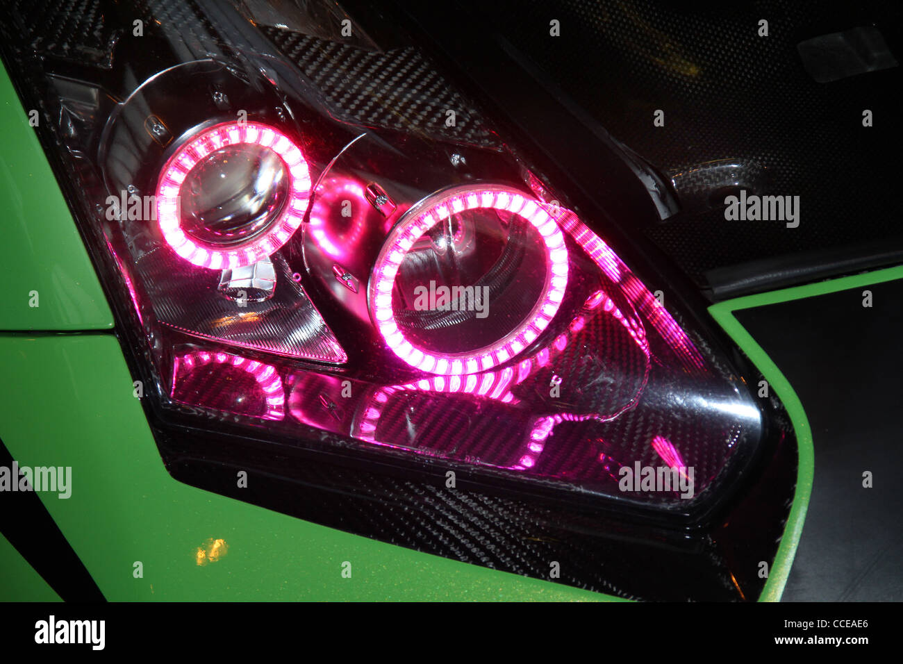 Modern LED vehicle lighting surround Stock Photo - Alamy