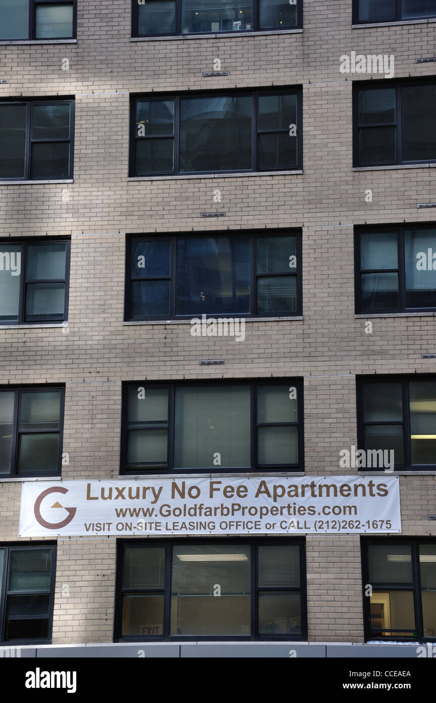 Luxury apartment rental ad, New York City, USA Stock Photo - Alamy