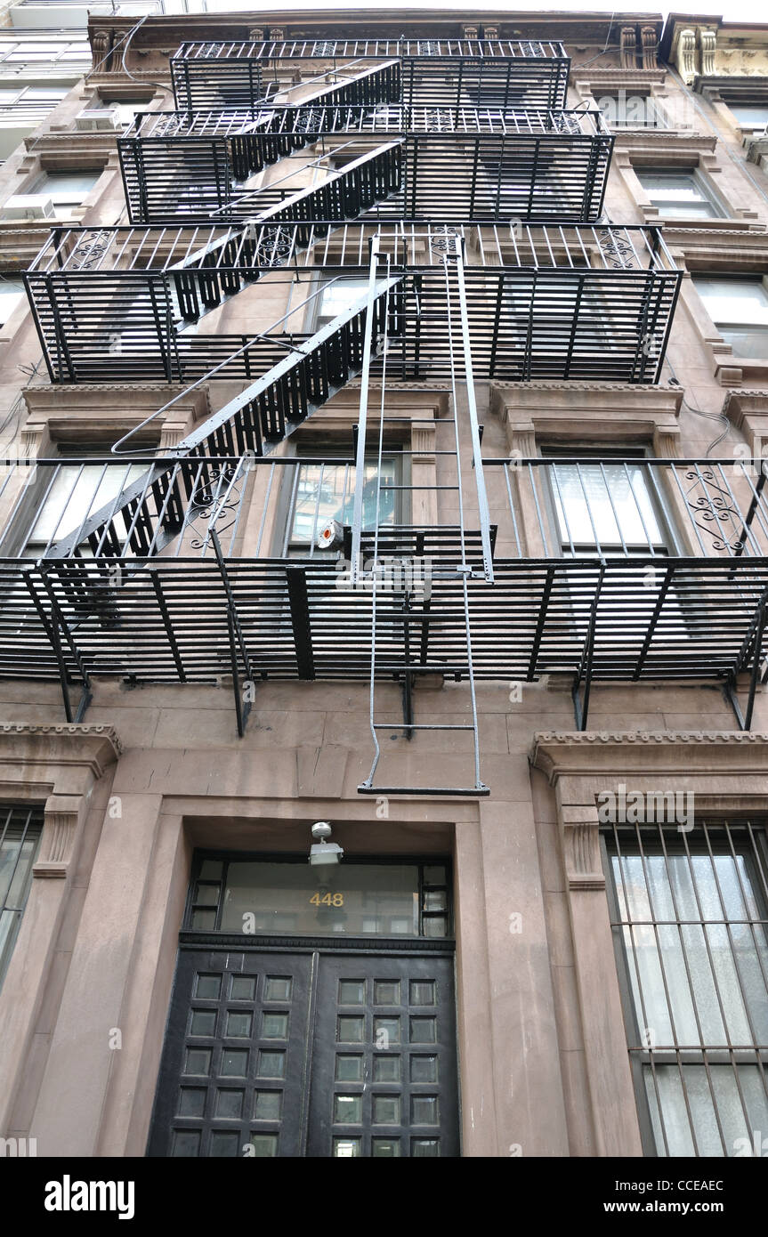 Fire escape, New York City, USA Stock Photo - Alamy