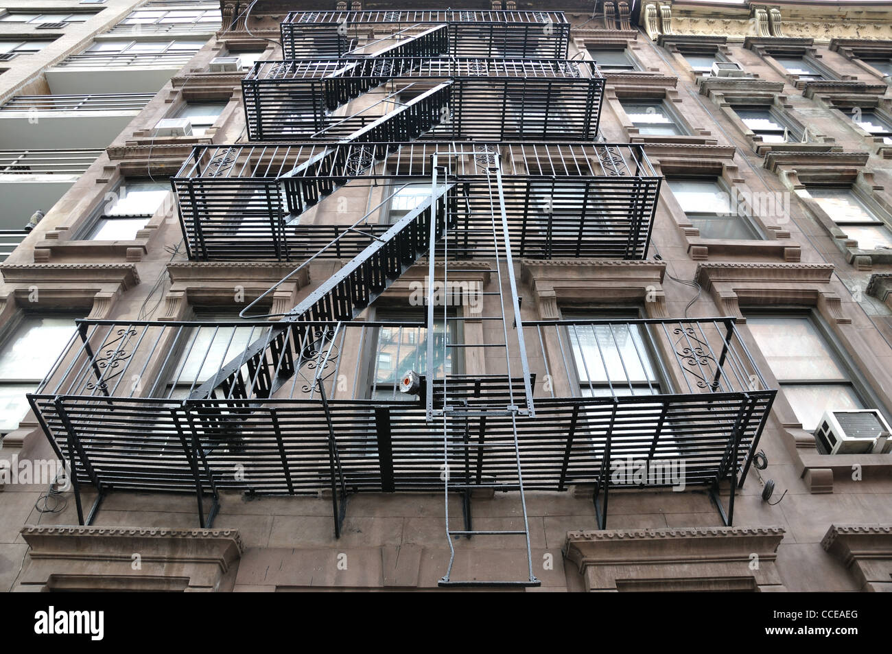 Fire escape, New York City, USA Stock Photo - Alamy