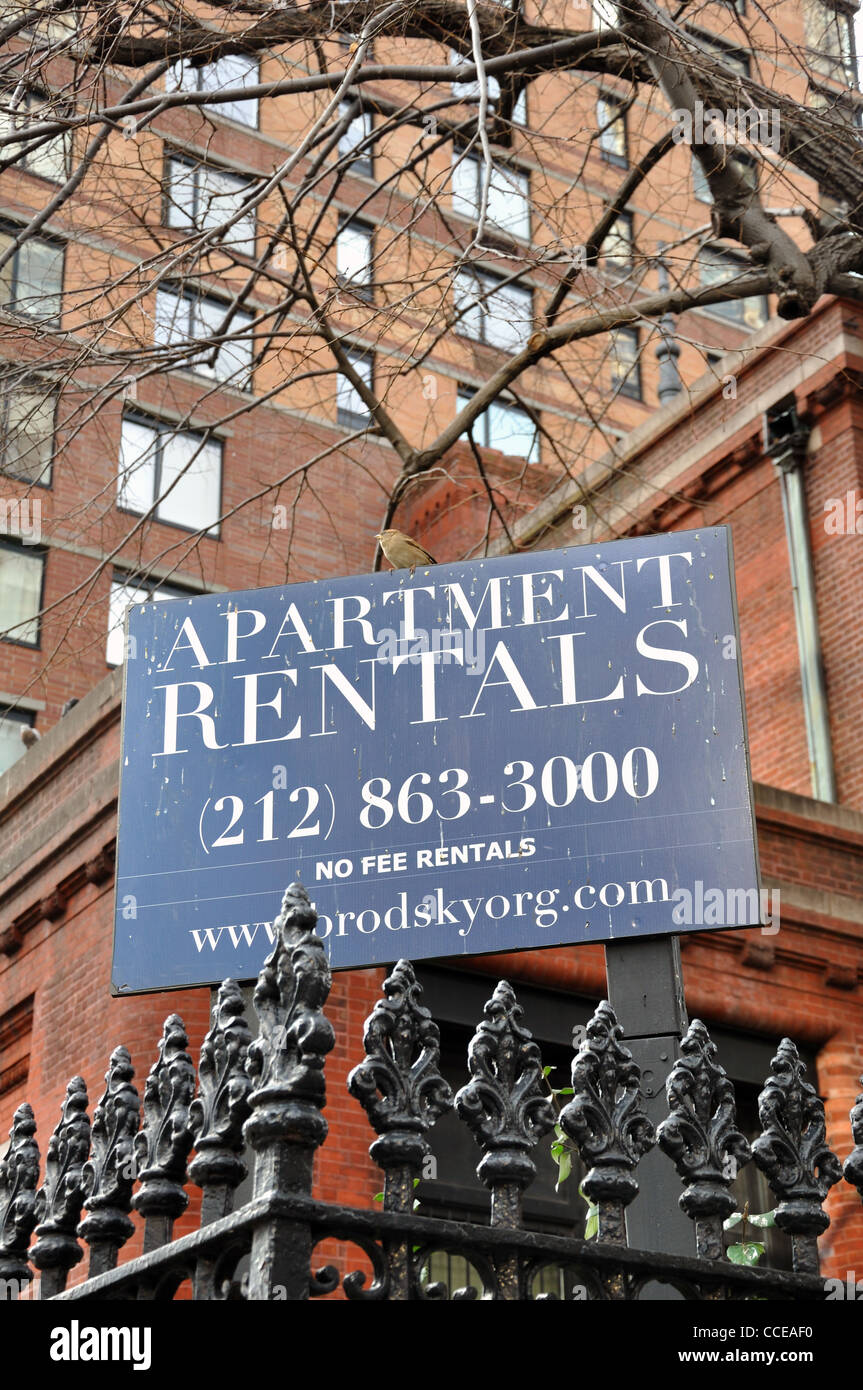 Apartment rental ad, New York City, USA Stock Photo - Alamy