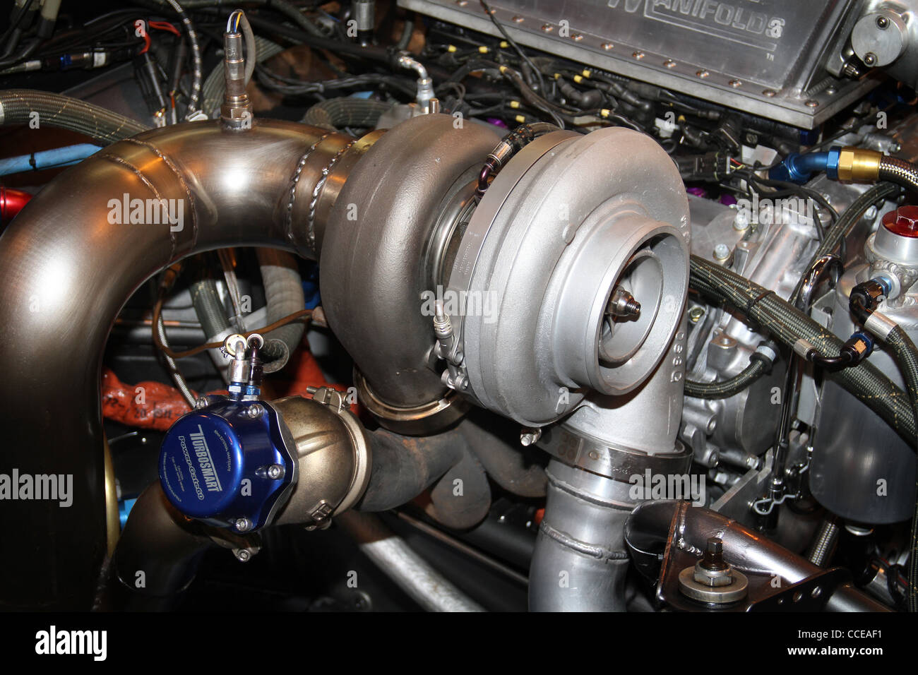 Turbo and double turbo installations on modern high performance engines ...