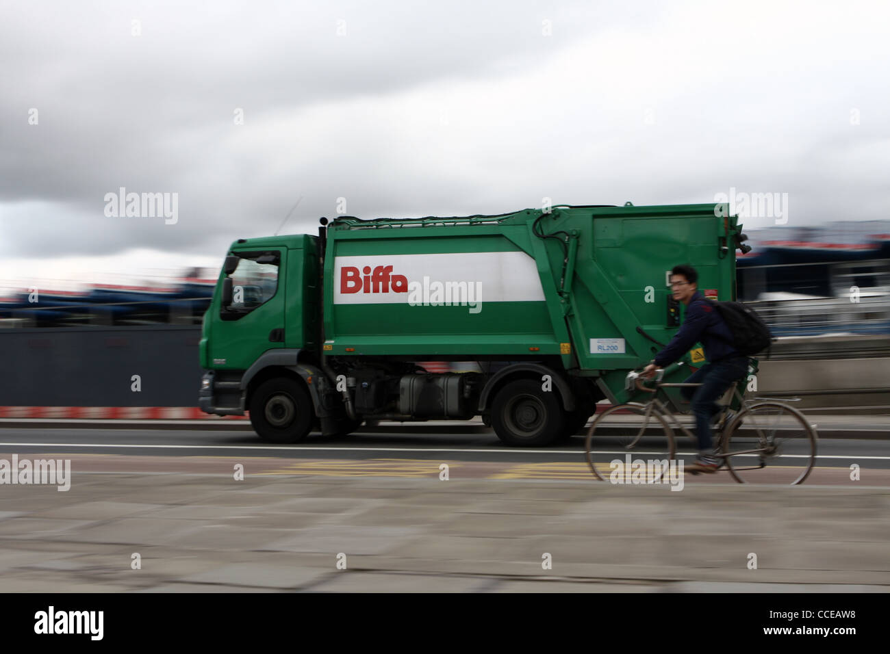 Biffa truck hi-res stock photography and images - Alamy