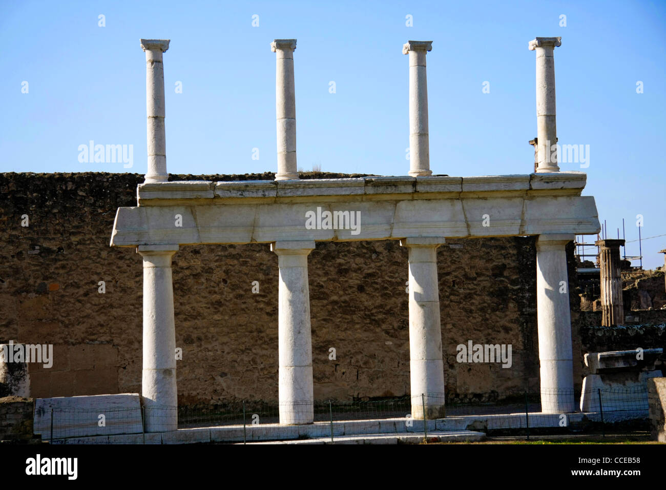 Ruins of Pompeii Italy buried in AD79 by eruption of Vesuvius volcano ...