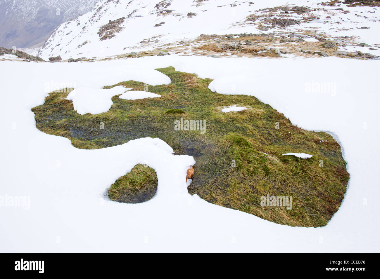 Snow melting mountain hi-res stock photography and images - Alamy