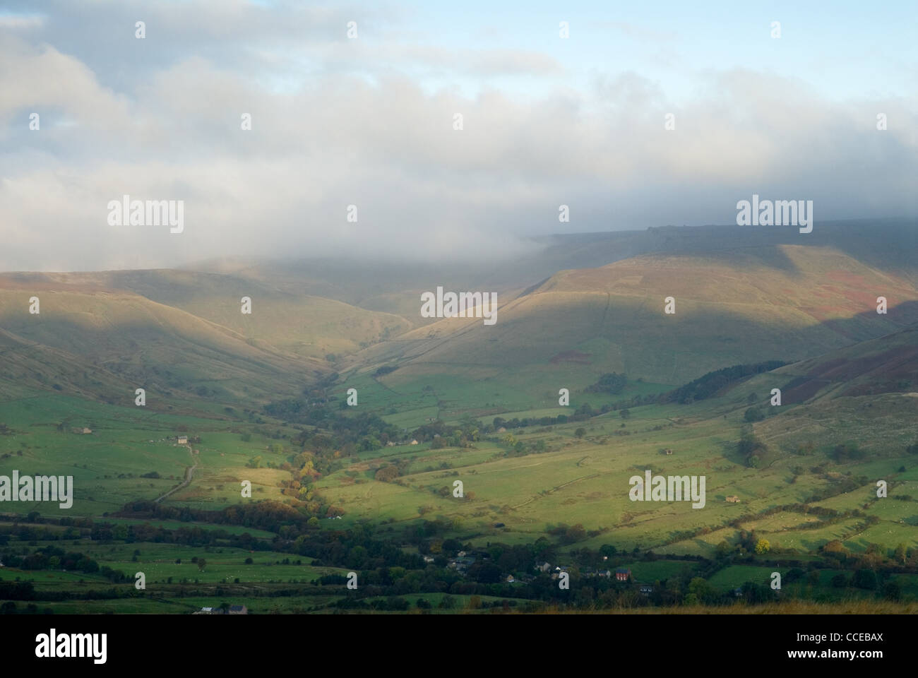 Mam Tor and the Great Ridge - Edale - Peak District National Park Stock ...