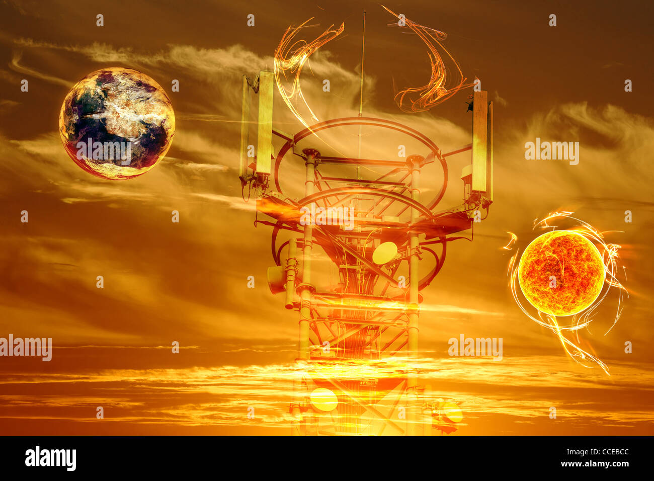 Earth solar flares hi-res stock photography and images - Alamy