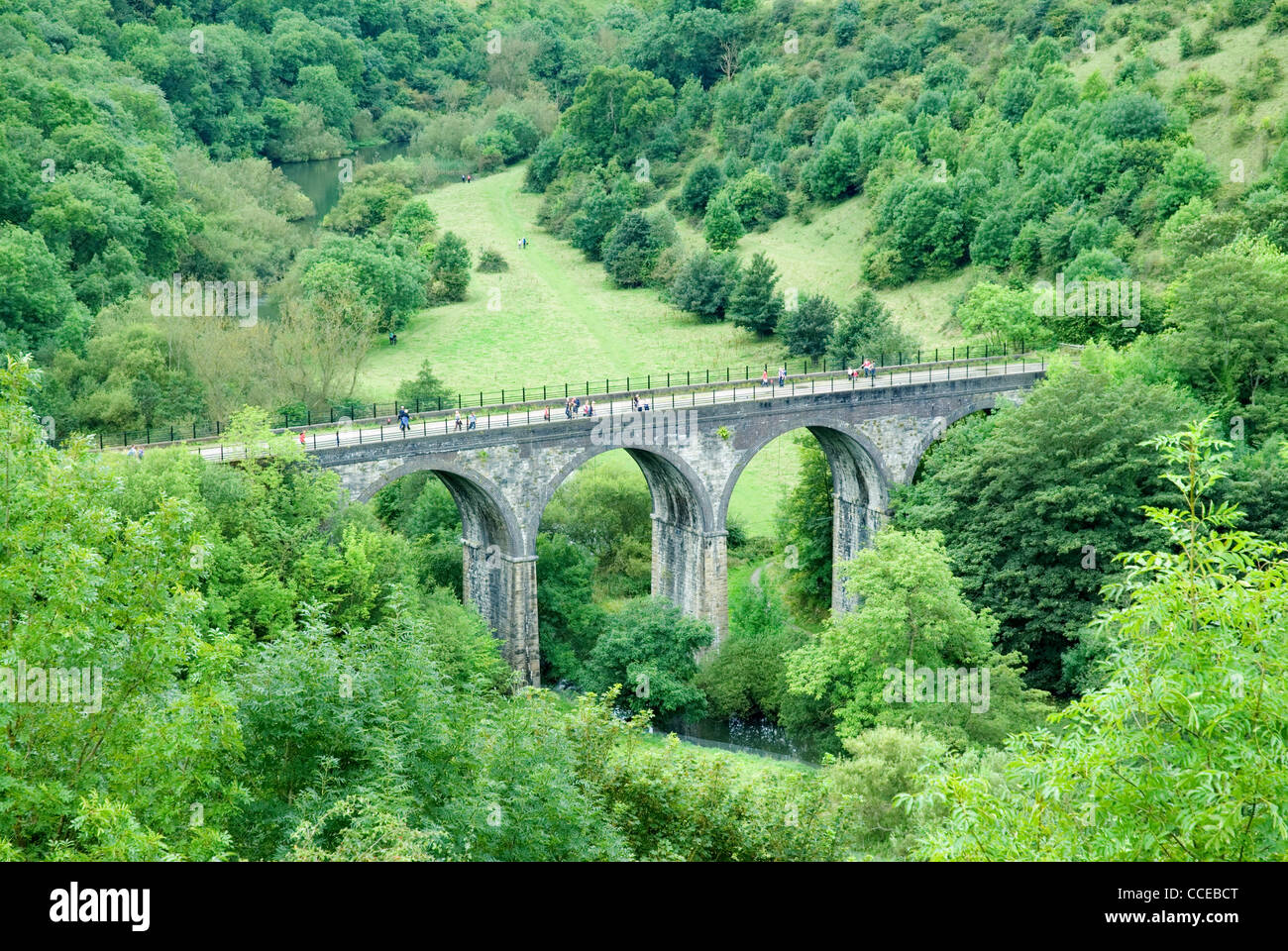 Monsal Dale Viaduct in the Peak District National Park Stock Photo - Alamy