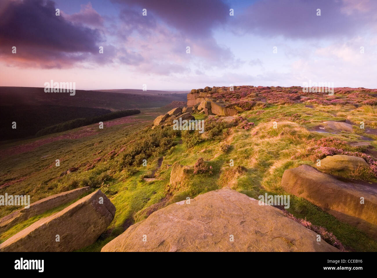 Higher Tor in the Peak District National Park Stock Photo - Alamy