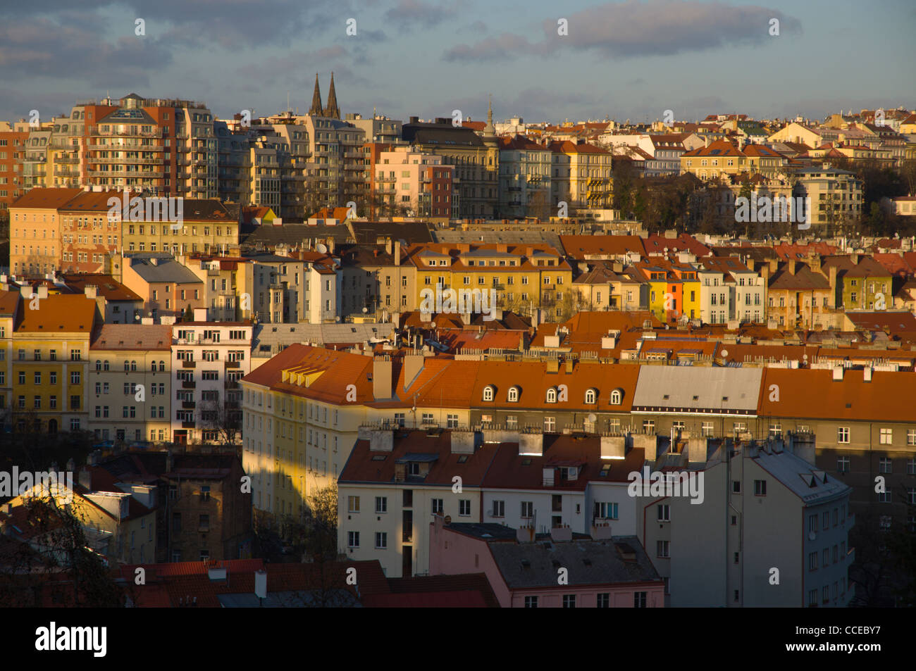 View of nusle city district in prague hi-res stock photography and ...