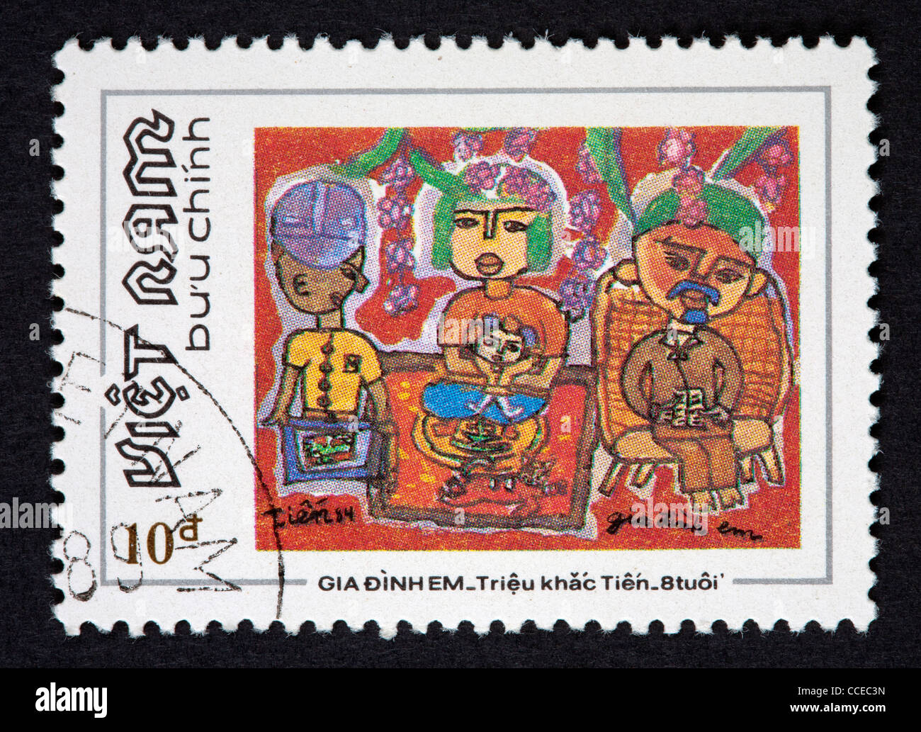 Vietnamese postage stamp hi-res stock photography and images - Alamy
