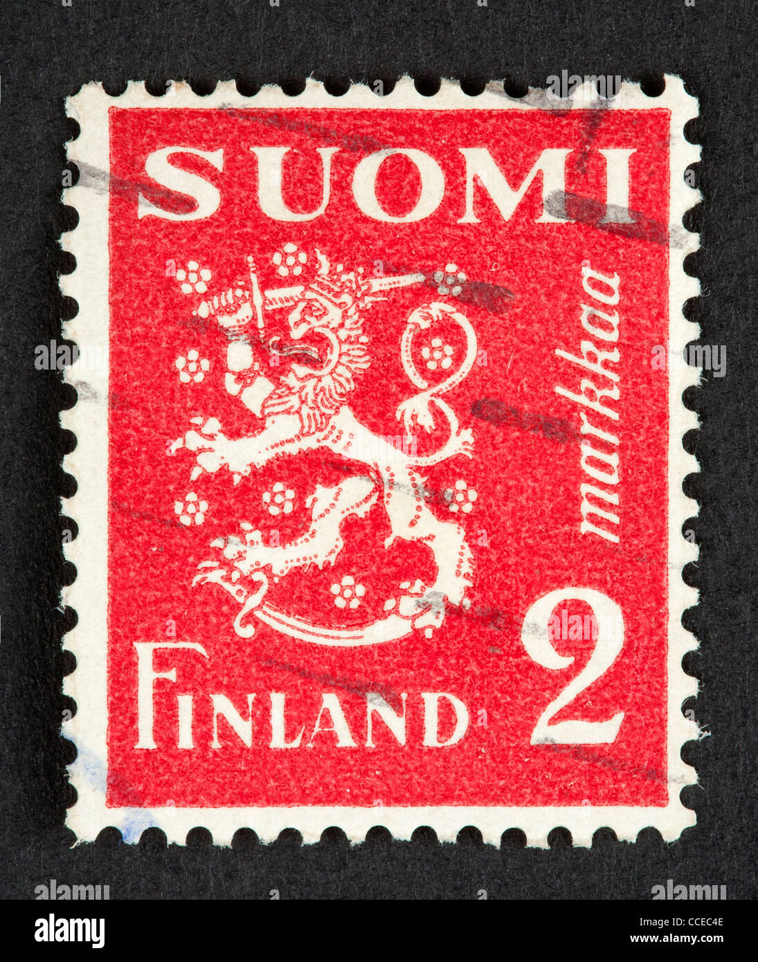 Finnish postage stamp Stock Photo - Alamy