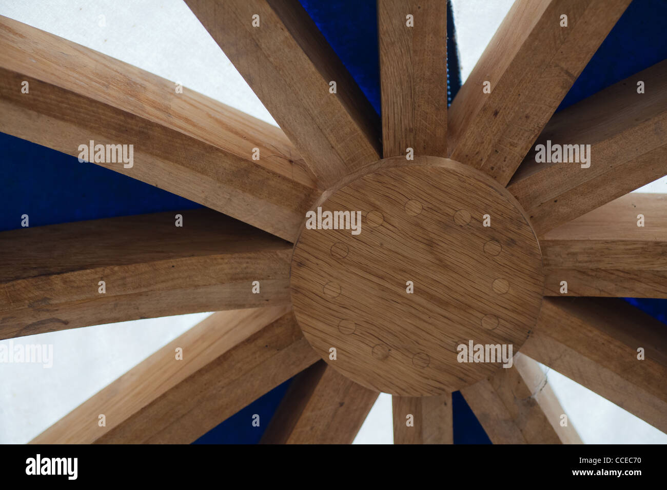 Wooden support beams for a Moroccan tent Stock Photo - Alamy