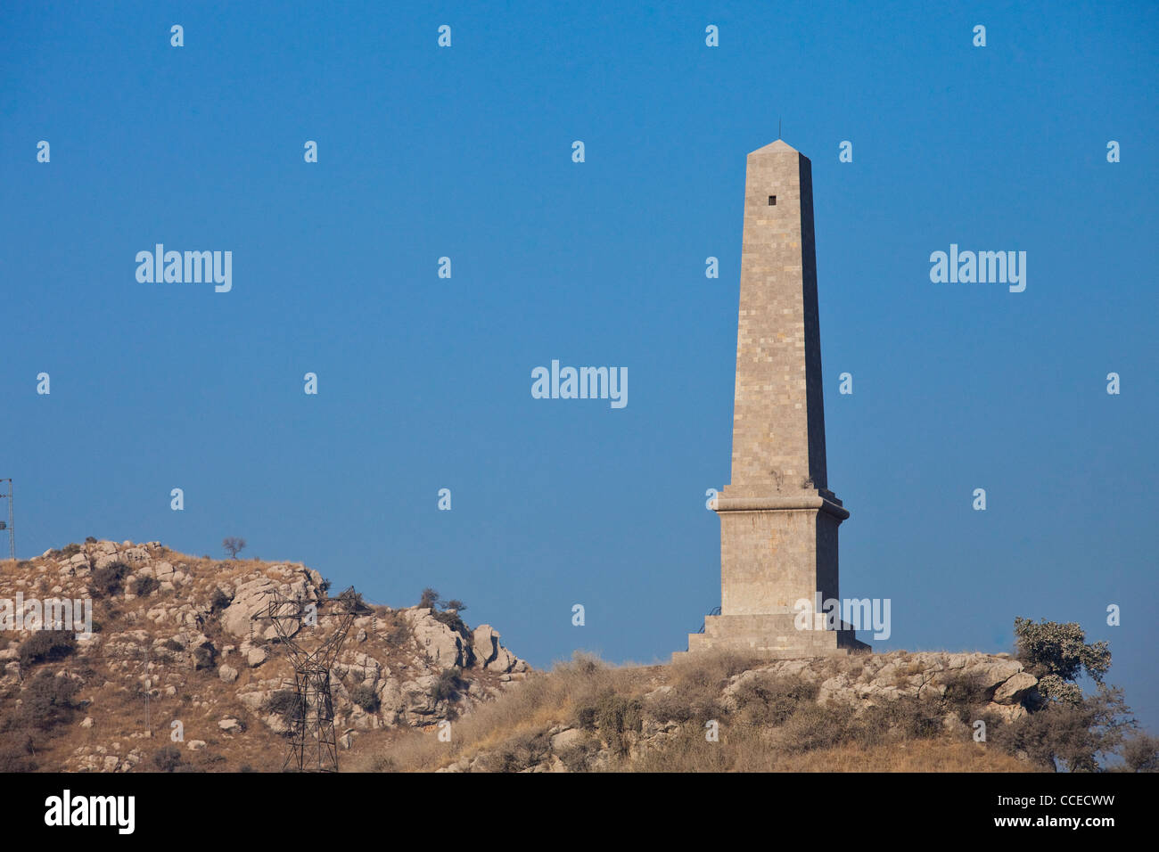 Brigadier General John Nicholson Obelisk, Margalla in Punjab Province ...