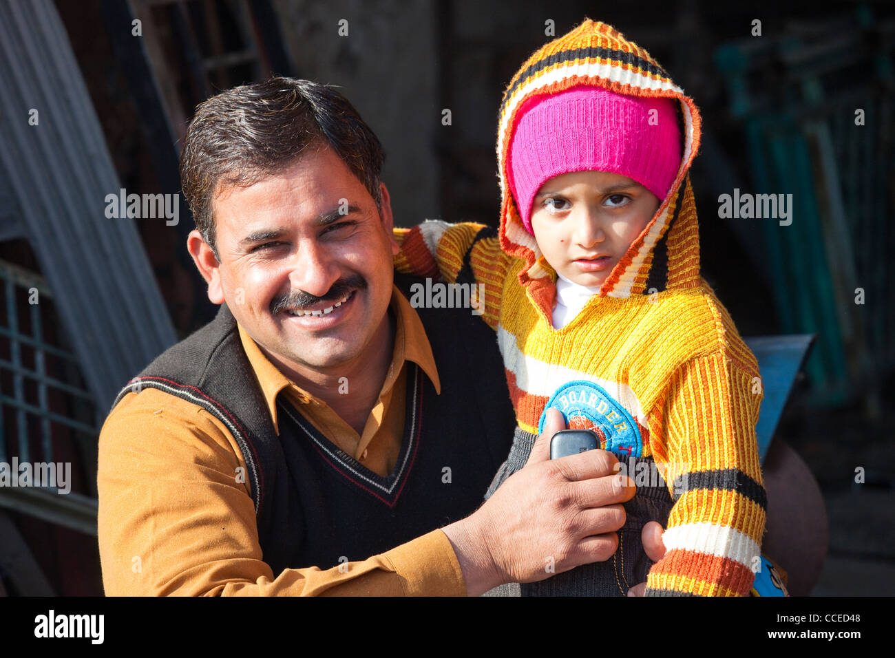 Father and son in Punjab Province, Pakistan Stock Photo - Alamy