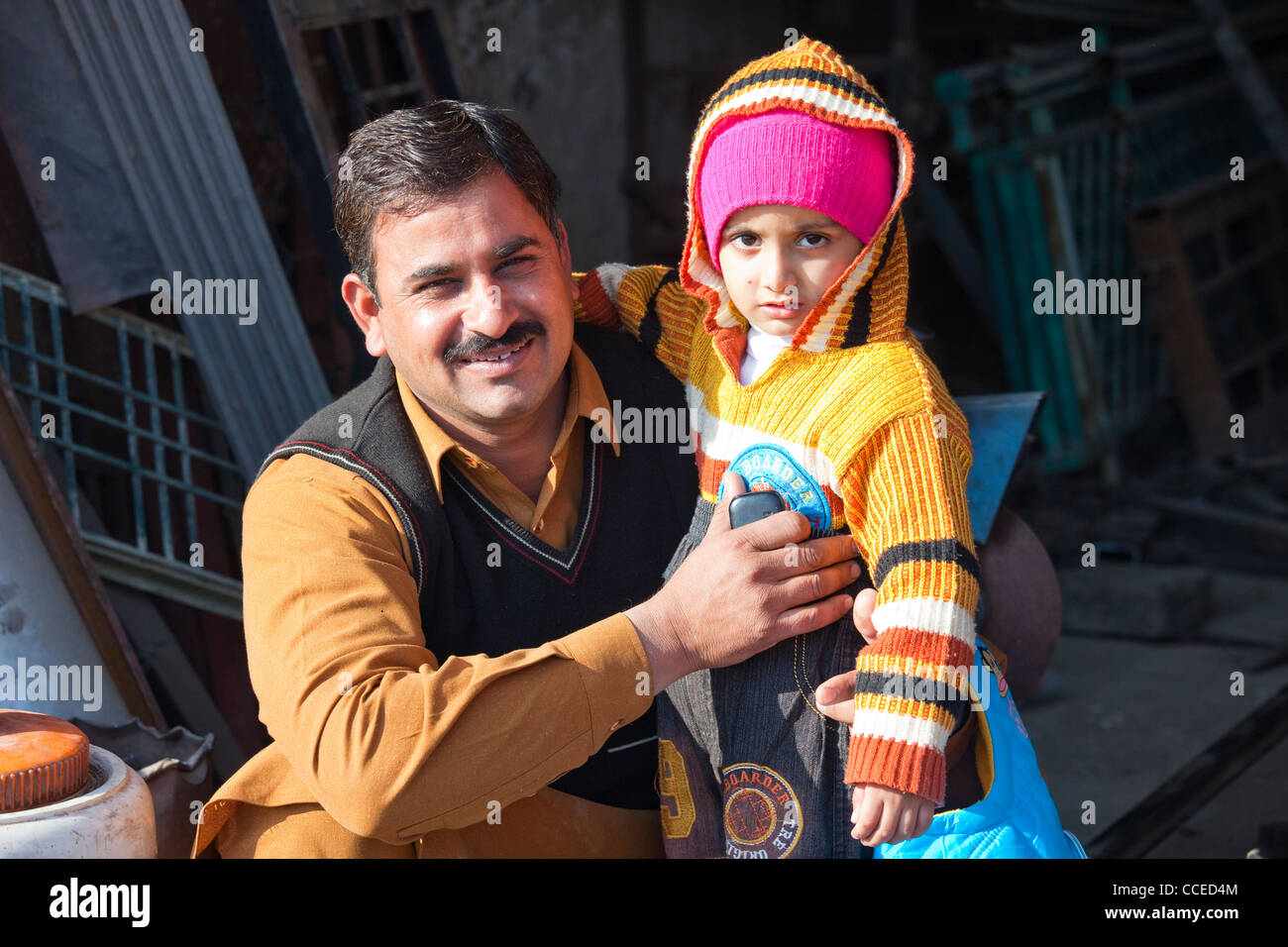 Father and son in Punjab Province, Pakistan Stock Photo - Alamy