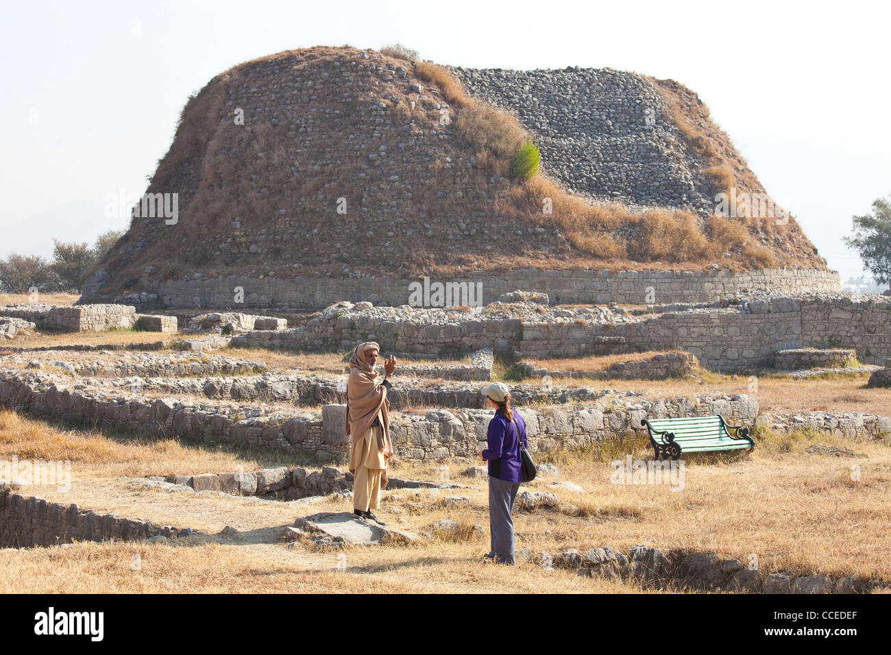 Dharmarajika Stupa, Taxila, Punjab Province, Pakistan Stock Photo - Alamy