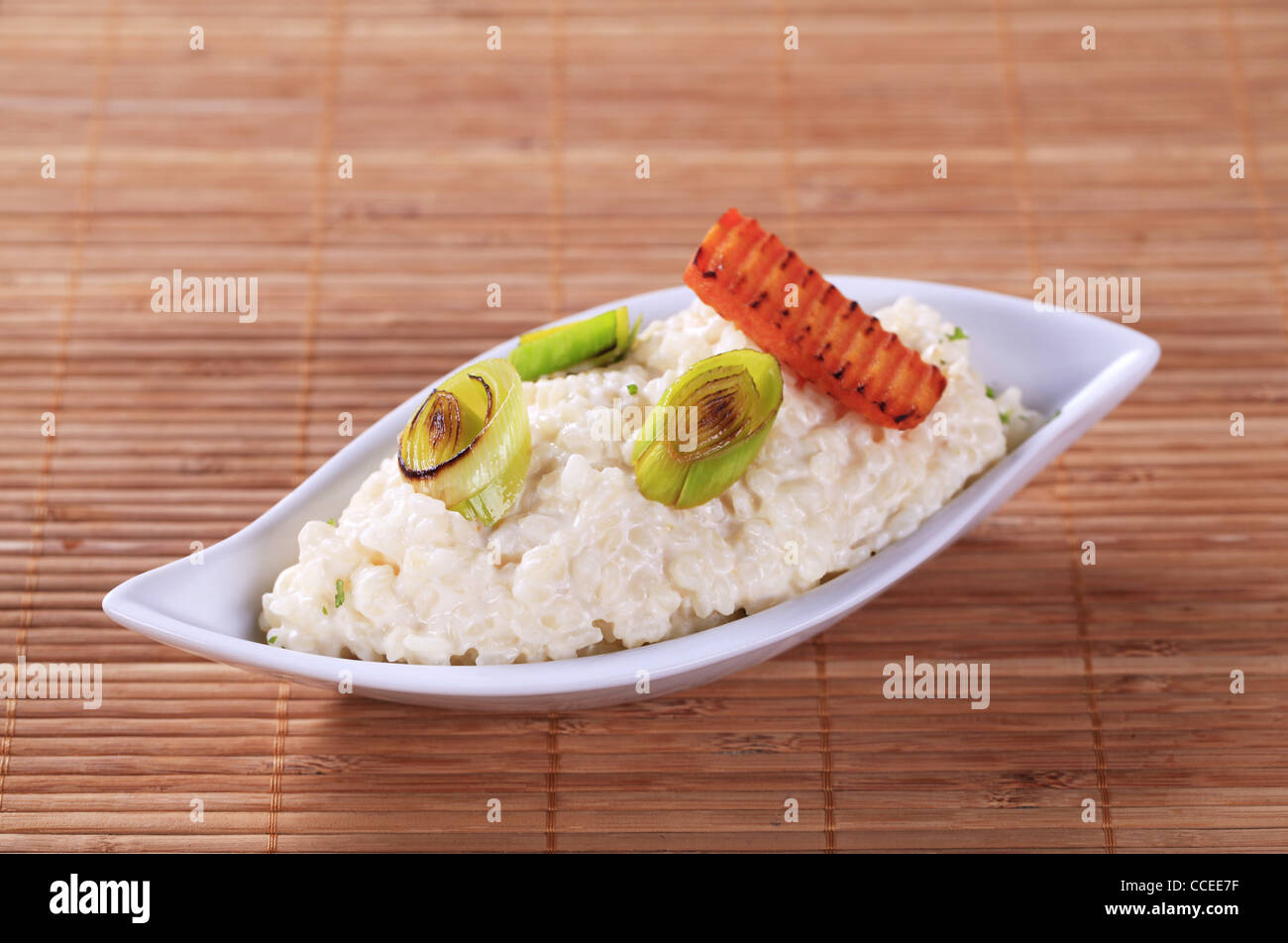 Bowl of rice pudding Stock Photo - Alamy