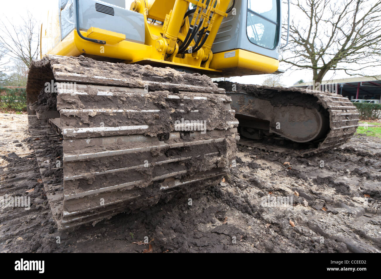 Front end loader digger excavator hi-res stock photography and images ...