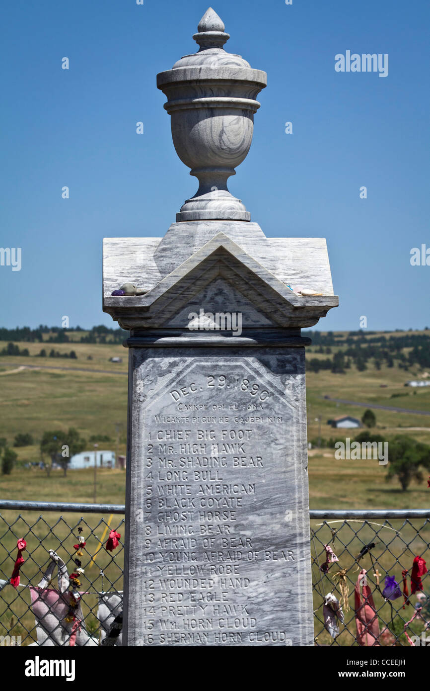 Native Reservation Pine Ridge cemetery tribe Lakota Oglala Sioux South ...