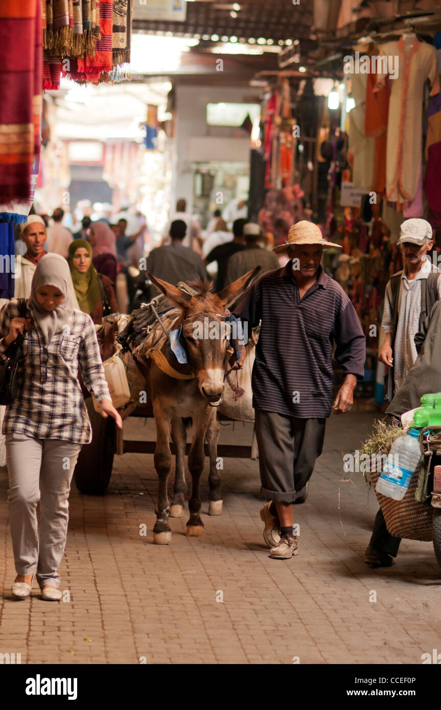 Souk, Marrakech, Morocco, Africa Stock Photo - Alamy