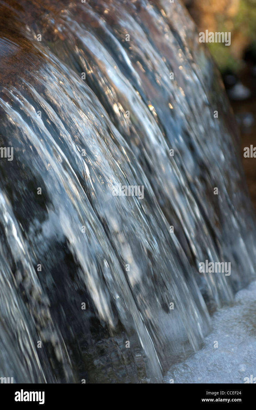 Small trickling waterfall Stock Photo - Alamy