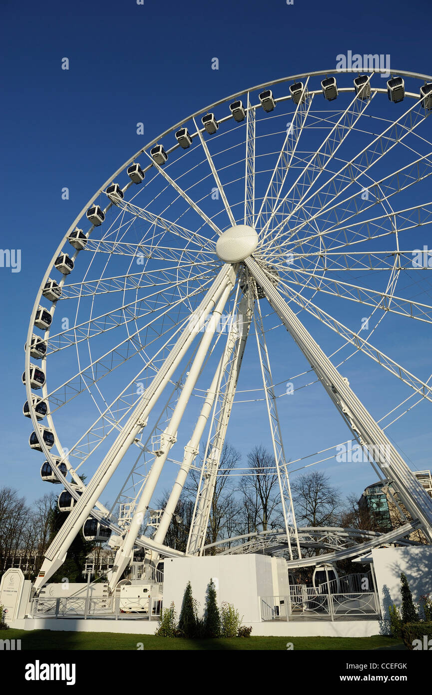 the yorkshire wheel erected next to york railway station england uk ...