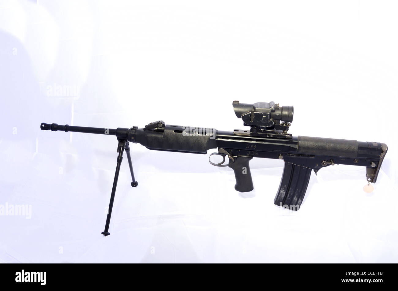 Prototype British 4.56mm light support weapon LSW 1977 2.jpg Stock ...