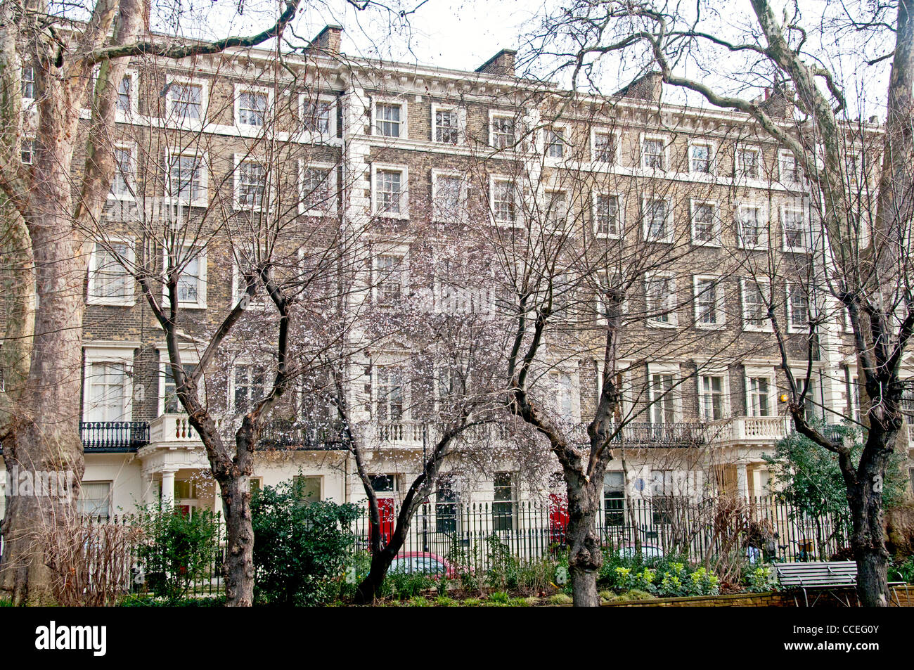 Gordon Square in London - the Heart of Bloomsbury; Wohnort der ...