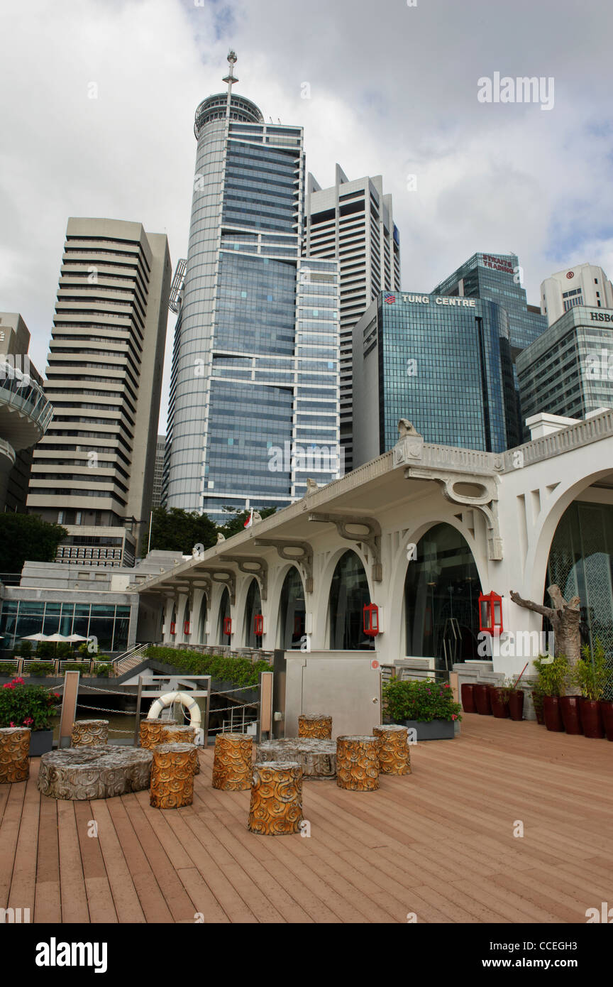 Commercial buildings, Waterfront, Singapore Stock Photo - Alamy