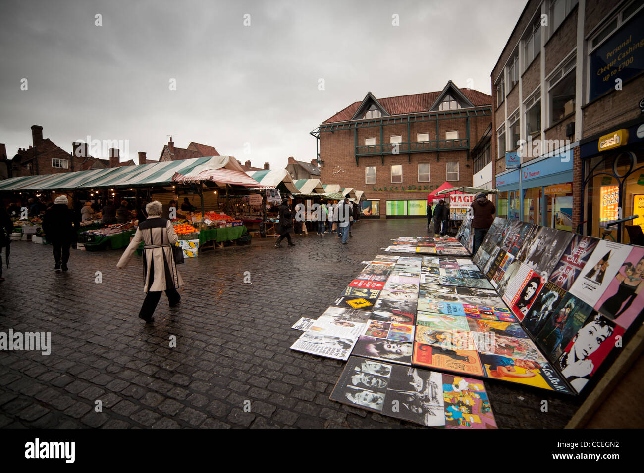 Newgate Market York Stock Photo - Alamy