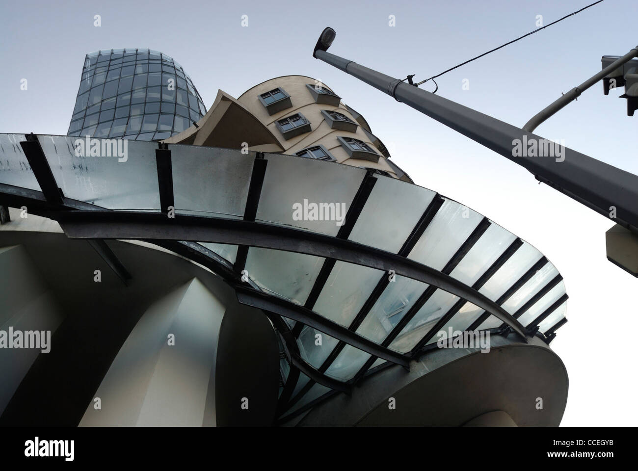Famous dancing building, Prague,Czech republic Stock Photo - Alamy