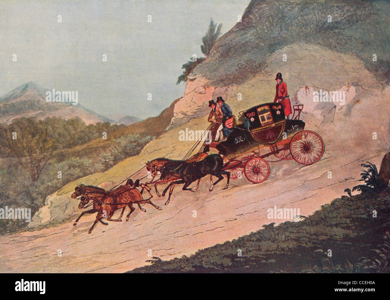 Royal Mail Coach Stock Photo - Alamy