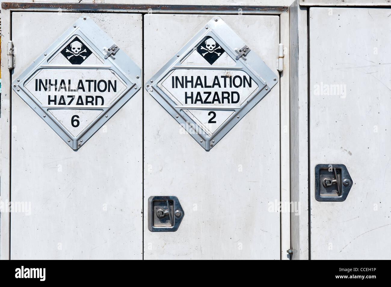 Hazard signs hi-res stock photography and images - Alamy