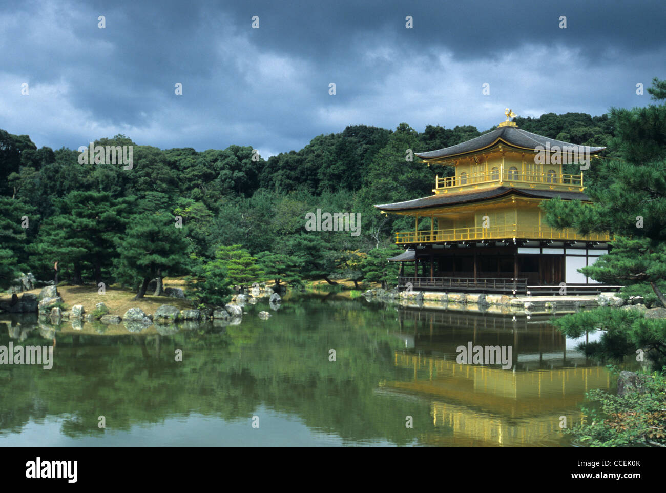 Golden Pavilion, Kinkaku-ji Temple, Kyoto, Japan Stock Photo - Alamy