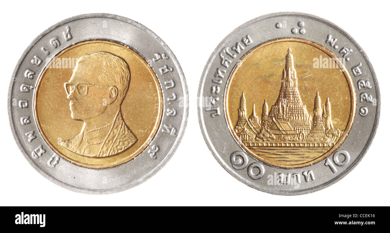 10 baht coin hi-res stock photography and images - Alamy